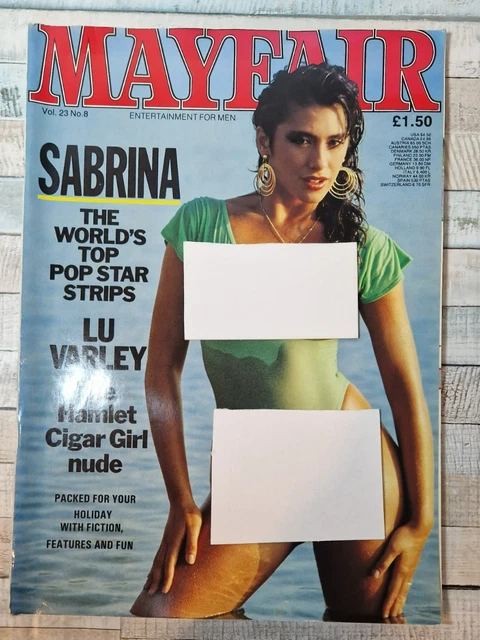 MAYFAIR MAGAZINE VOL 23 No 8 Sabrina Salerno Lu Varley £19.00 - PicClick UK