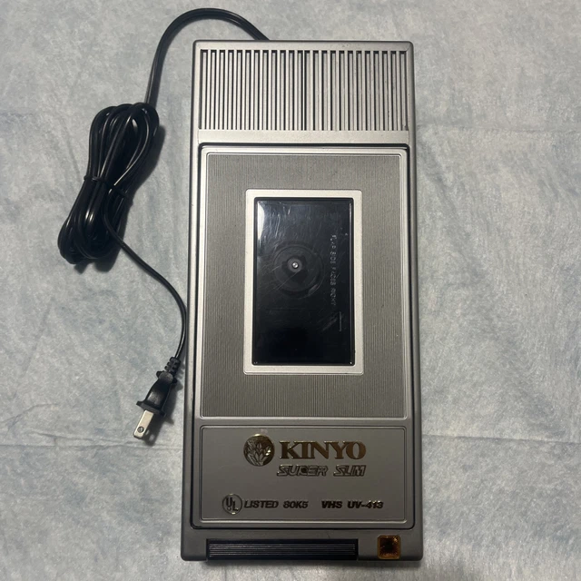 KINYO SUPER SLIM VHS UV-413 Automatic Cassette Rewinder £11.13 - PicClick UK