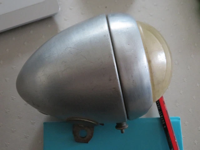 GROS PHARE ANCIEN alu vélo cyclo mobylette Solex Bima Lutin terrot ...