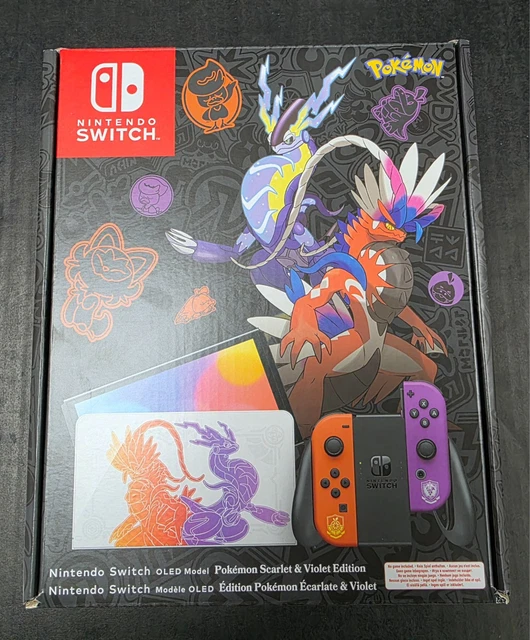 NINTENDO SWITCH CONSOLE (OLED Model) Pokemon Scarlet & Violet Edition ...