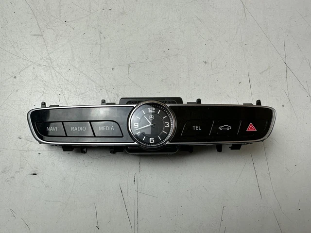 MERCEDES BENZ W213 switch block A2139054603 with analog clock ...