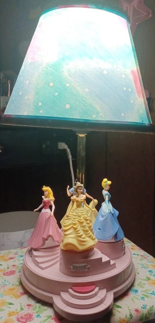 DISNEY MUSICAL DANCING & Singing Animated Talking Princess Lamp Belle £ ...