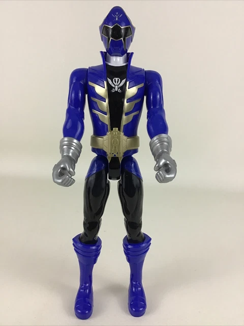 POWER RANGERS SUPER Megaforce Blue Ranger 12" Action Figure Bandai 2013 ...