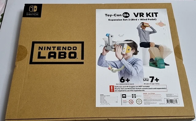 NEW NINTENDO SWITCH Labo Toy-con 04 VR KIT Expansion Set 2 Bird + Wind Pedal $89.00 - PicClick AU