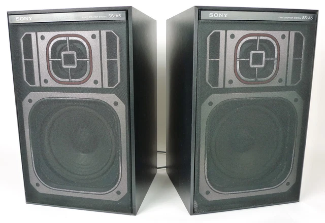 RARE VINTAGE SONY SS-A5 2-Way Stereo Speakers - 70W 6 Ohm £26.67 ...