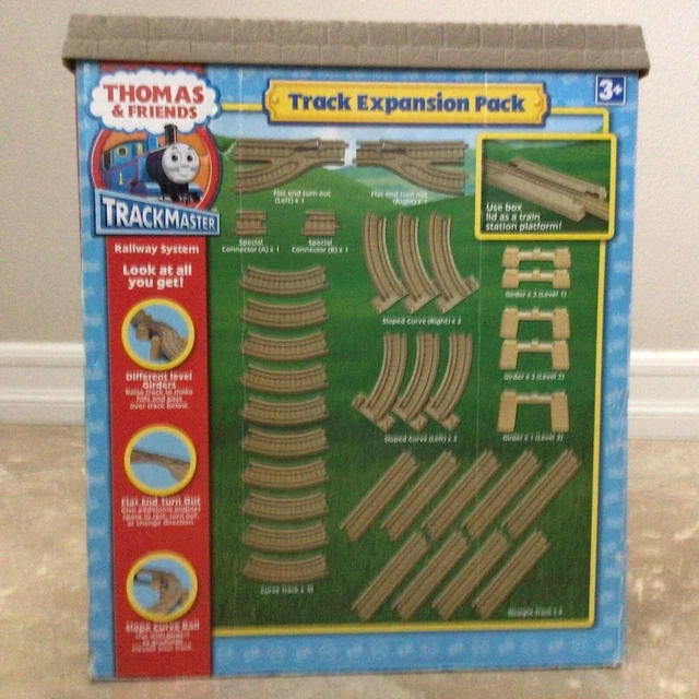 THOMAS & FRIENDS Trackmaster Tan Track Expansion Pack Railway System ...