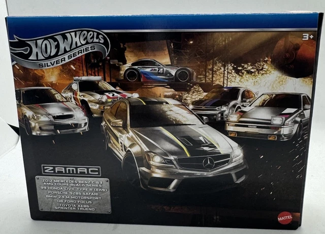 2025 HOT WHEELS - Silver Series Legends Tour - ZAMAC - 6 Car Box Set ...