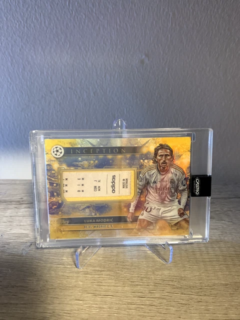 2024-25 TOPPS INCEPTION UCC Luka Modric 1/1 Wembley Warm Up Relic WWR ...