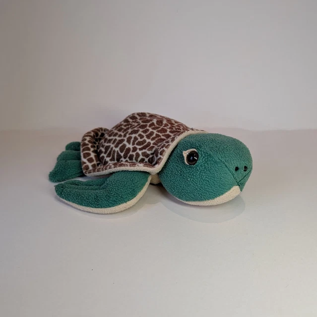 BORN FREE FOUNDATION Turtle Soft Toy Cuddly Plush Green Beige Wild ...