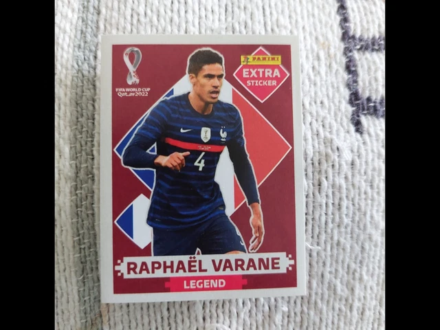 PANINI QATAR 2022 FIFA World Cup Sticker RAPHAEL VARANE - LEGEND EXTRA STICKER £4.99 - PicClick UK