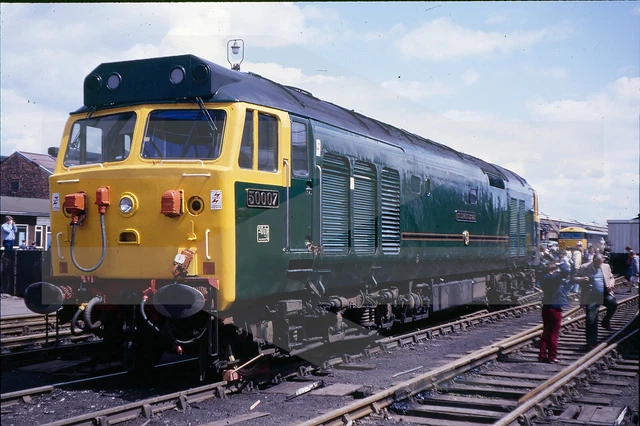 ORIGINAL AGFACHROME 35MM Slide Class 50 50007 - Crewe Works Open Day ...
