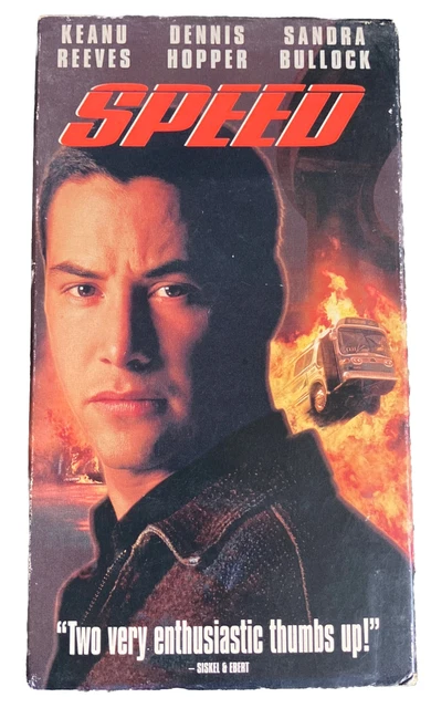 SPEED (VHS-1994) #8638 Keanu Reeves Sandra Bullock Dennis Hopper Fox ...