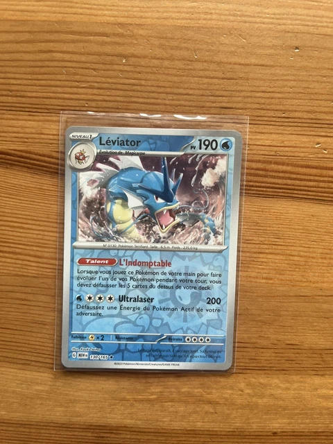 LEVIATOR REVERSE - Pokémon 130/165 Ev3.5 Ecarlate Et Violet Mew 151 ...