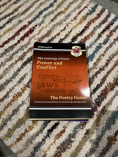 CGP AQA GCSE English Power And Conflict Poetry Revision Guide £2.50 ...