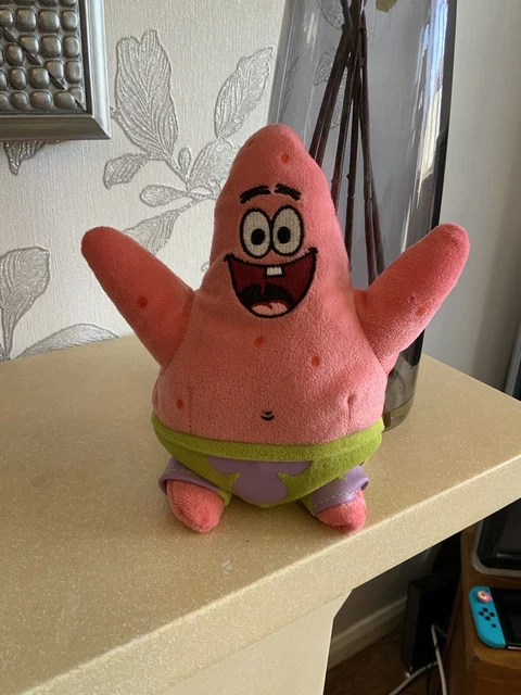 TY PATRICK STAR Soft Toy From Spongebob Squarepants 2006 17cms £8.50 ...