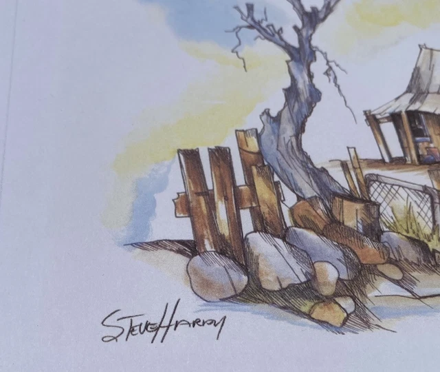 STEVE HARDY PRINTS X3 Australian Artist Landscape Watercolour $60.00 ...