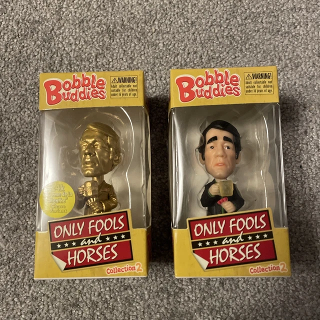 ONLY FOOLS AND Horses Mini Bobble Buddies - Trigger & gold Trigger ...