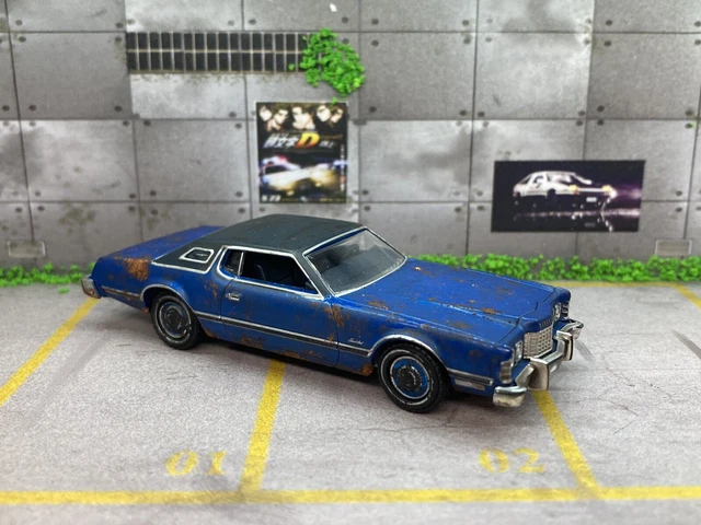 1974 FORD THUNDERBIRD Rusty Weathered Custom 1/64 Diecast Barn Find ...