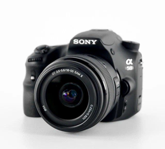 SONY ALPHA SLT-A58 20.4MP Digital SLR Camera - DT SAM II 18-55mm £280. ...