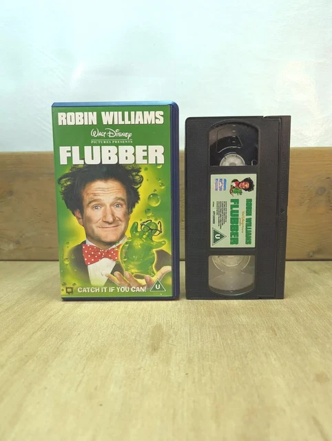 FLUBBER (VHS VIDEO, 1998) Robin Williams - Walt Disney - Family Comedy ...