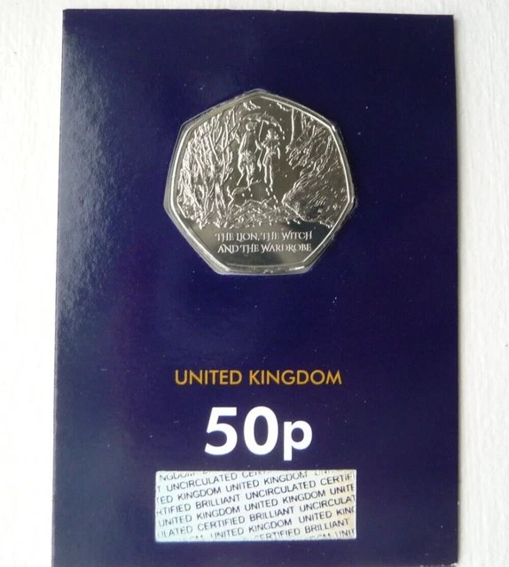 2023 THE LION The Witch And The Wardrobe 50p BU Coin Brilliant Uncirculated £8.95 - PicClick UK