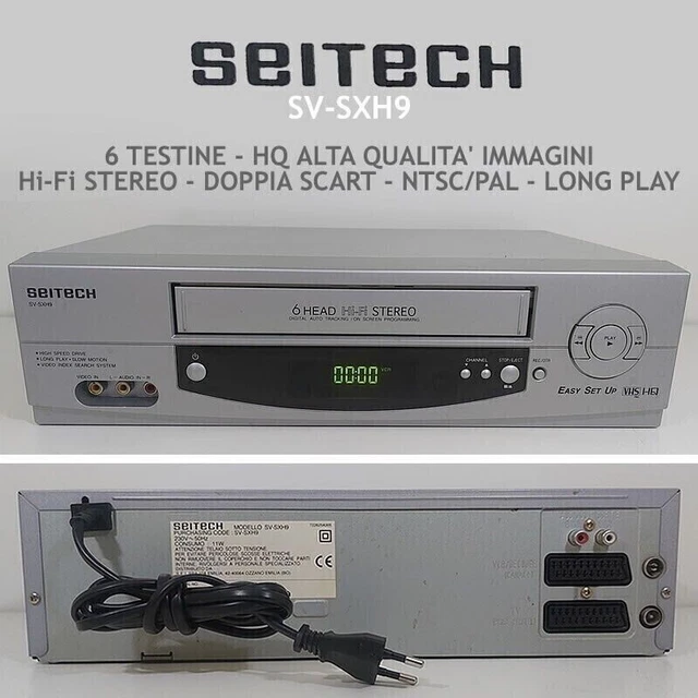 VINTAGE WORKING SEITECH Sv-Sxh9 Vcr Cassette Player Vhs Video Recorder £76.21 - PicClick UK