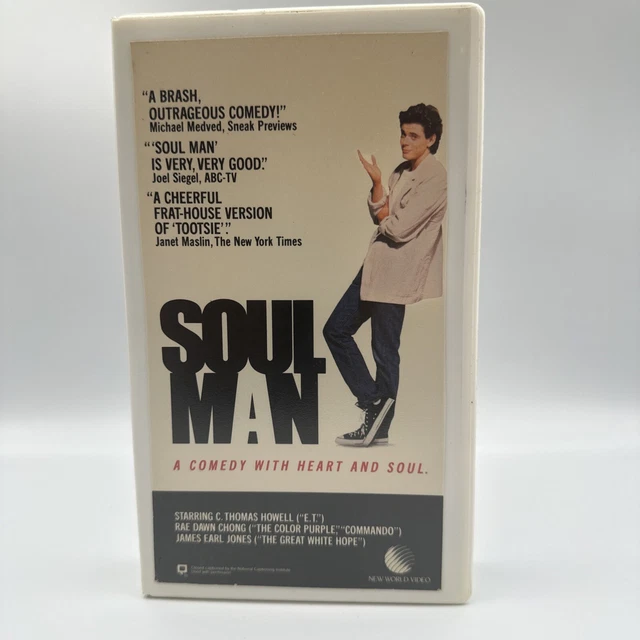 SOUL MAN VHS 1987 C Thomas Howell Rae Dawn Chong 80s Comedy Clamshell ...