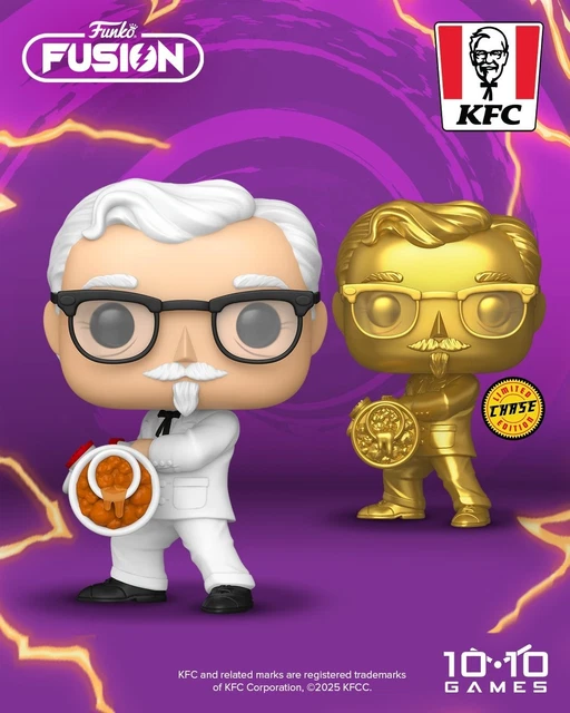 FUNKO FUSION COLONEL Sanders with Nugget Launcher Pop! Pre-Order ...