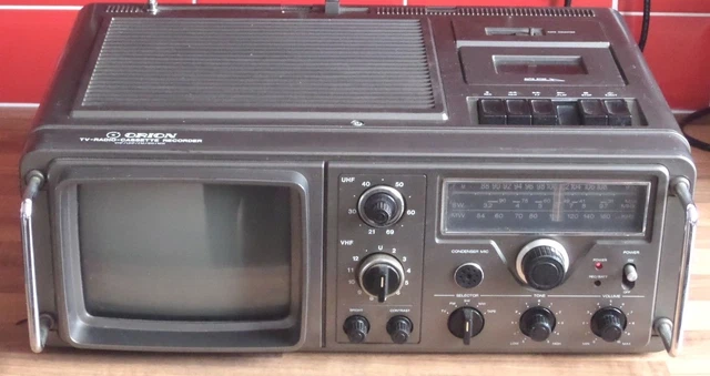 ORION MODEL 728 TV-Radio Cassette Recorder/Ghetto Blaster/Boombox £16. ...
