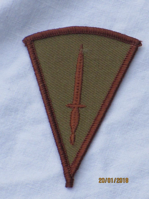ROYAL MARINES COMMANDO Badge, Insignes Tissu, Dagger Braun / Kaki $7.71 ...