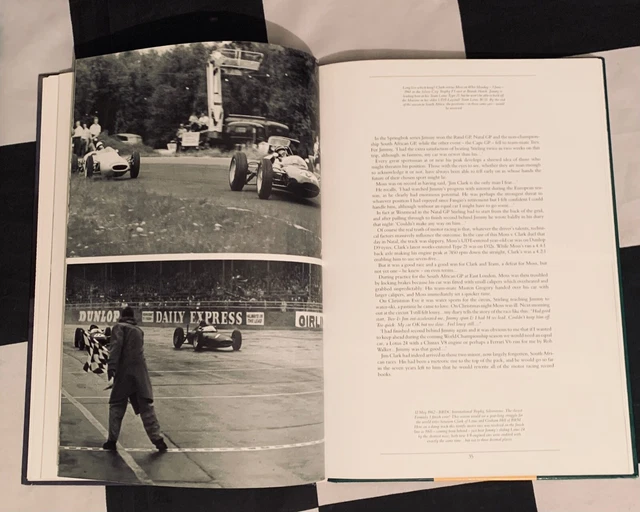 JIM CLARK AUTOCOURSE Driver Profiles 8 Book Doug Nye F1 Gp Lotus 49 25 ...
