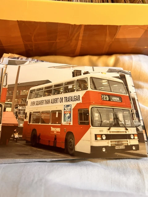 BUS PHOTO LEYLAND Olympian B600 UUM Yorkshire Buses £0.99 - PicClick UK
