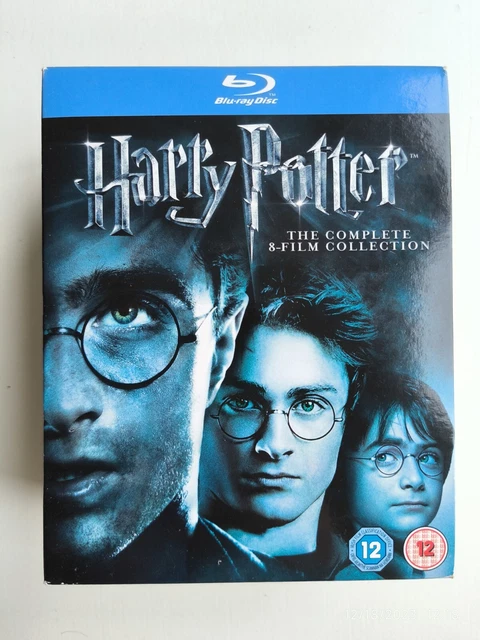 HARRY POTTER BLU Ray Set Complete Collection 8 Film Movie Boxset 11 ...