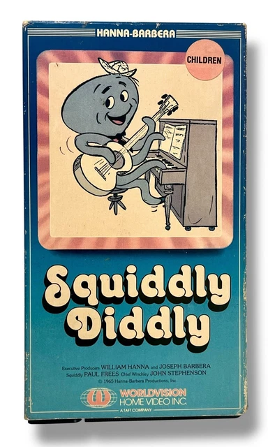 SQUIDDLY DIDDLY VHS Hanna-Barbera World Vision Home Video £43.65 ...
