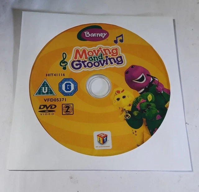 BARNEY MOVING & Grooving Dvd New Disc Only No Case Included + Free Uk ...