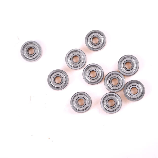 10X/SET METAL 606ZZ Miniature Deep Groove Shielded Ball Bearings 6*17 ...