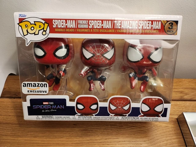 SPIDER-MAN EXCLUSIVE 3 pack No Way Home Funko Pops Friendly ...