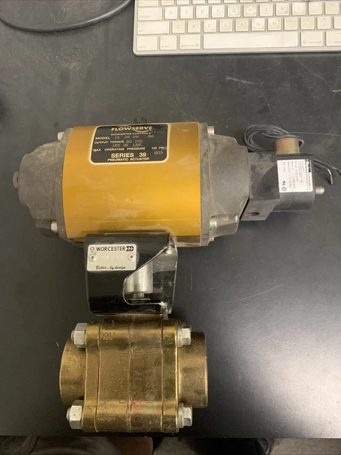 NEW FLOWSERVE WORCESTER SERIES 39 15 39 SN Series 39 PNEUMATIC ACTUATOR ...