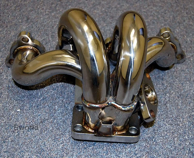 FOR HONDA H-SERIES Civic T3 Stainless Turbo Manifold Header H22 Prelude ...