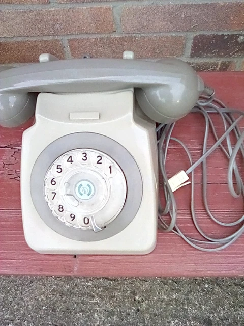 VINTAGE RETRO CONVERTED Rotary Dial Telephone Gwo £24.95 - PicClick UK