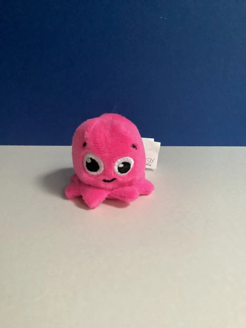 OCTOPUS ENERGY TINY Small Pencil Topper Pink Plush Soft Toy figure ...