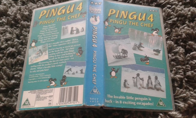 PINGU 4 - Pingu The Chef (Vhs/Pal) Rare £8.63 - PicClick UK