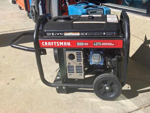 CRAFTSMAN 3500-WATT PORTABLE Generator Model #CMXGGAS030729 (TDW030993 ...