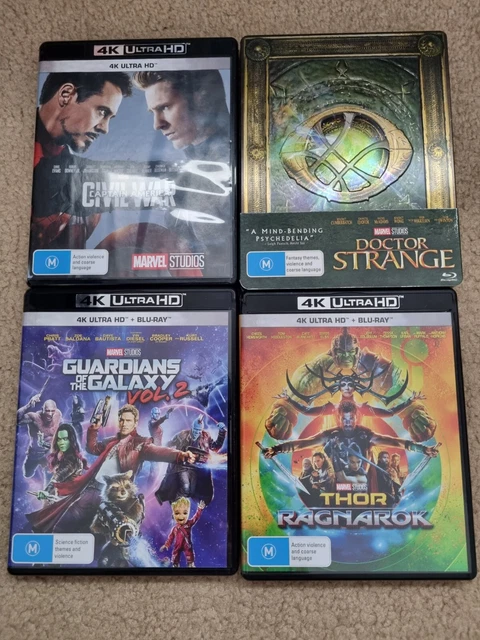 MARVEL CINEMATIC UNIVERSE MCU Infinity Saga Phase 1 2 3 Blu-ray & 4K ...