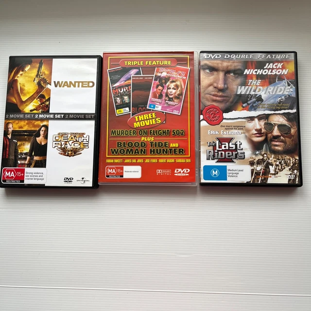 3 X BULK Lot Mixed Bundle Action DVD's 7 Movies All Up £8.94 - PicClick UK