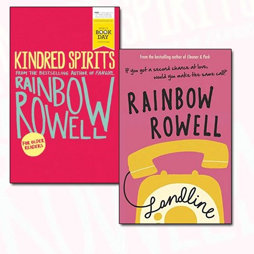 RAINBOW ROWELL COLLECTION 2 Books Set Pack Kindred Spirits, Landline ...