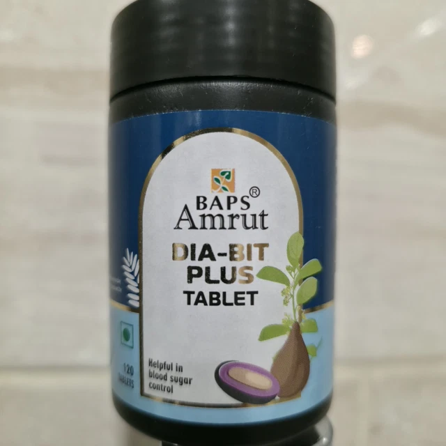 BAPS AMRUT DIA-BIT Plus. Natural Blood Sugar Support & Glucose Balance ...