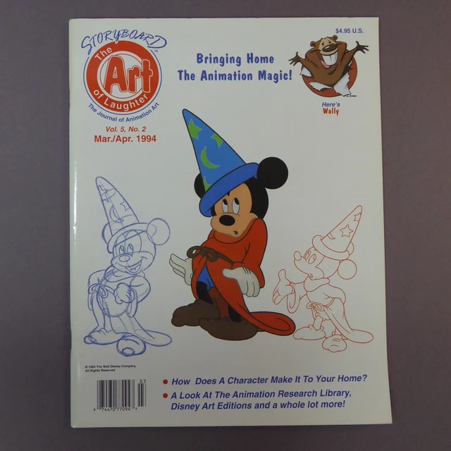 STORYBOARD THE ART of Laughter, Walt Disney Magazine, Journal of ...