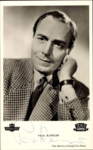 AK SCHAUSPIELER PAUL Klinger, Portrait, Herzog Film, Autogramm - 3817819 EUR 11,40 - PicClick DE