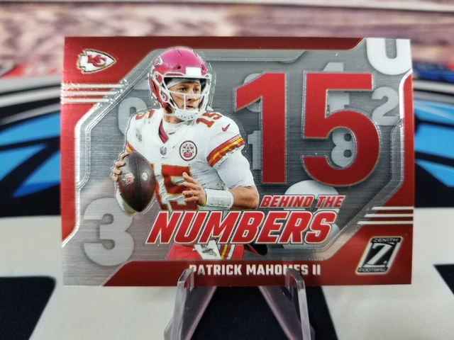 2023 PANINI ZENITH Patrick Mahomes Behind The Numbers #24 Chiefs Nfl ...